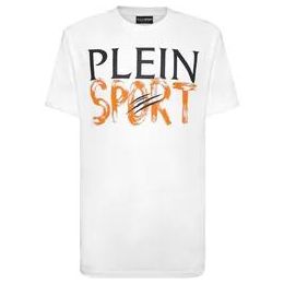 T-Shirt Plein Sport "T-Shirt", Damen, Gr. XXL, 01, wei&szlig;, Obermaterial: 100% Baumwolle, Shirts T-Shirt