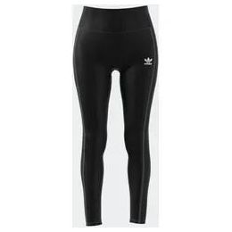 Leggings Adidas ORIGINALS "ESS LEGGINGS P", Damen, Gr. L, N-Gr, schwarz, normal, gr., Obermaterial: 79% Polyester, 21% Elasthan, Hosen Leggings, aus Polyester, f&uuml;r Sportmode, sportlicher Stil, f&uuml;r Erwachsene