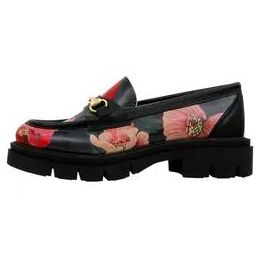 Loafer DOGO "Cindy Loafer Poppy Damen Halbschuhe", Damen, Gr. 40, Normalschaft, schwarz, Lederimitat, Schuhe Loafer, Handgefertigt