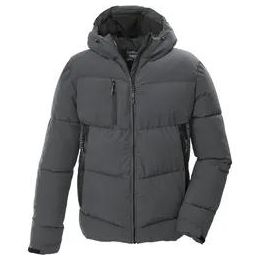 Steppjacke Killtec "KOW 255 MN QLTD JCKT", Damen, Gr. M, anthrazit, Obermaterial: 100% Polyester;Futter: 100% Polyester;F&uuml;llung: 100% Polyester, Jacken Steppjacke, Wasserabweisende Herrenjacke mit reflektierenden Elementen