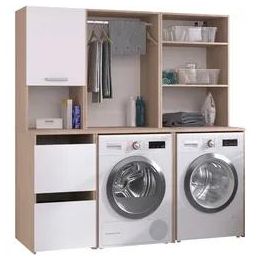Mehrzweckschrank-Set Parisot "Laundry 4", jackson eiche nachbildung, Kastenm&ouml;bel-Sets