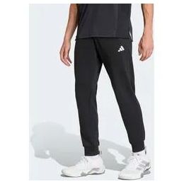 Sporthose Adidas PERFORMANCE "WORKOUT ESSENTIALS FEELREADY PANT", Damen, Gr. XL, N-Gr, schwarz, normal, gr., Obermaterial: 70% Polyester, 30% Baumwolle, Hosen Sporthose