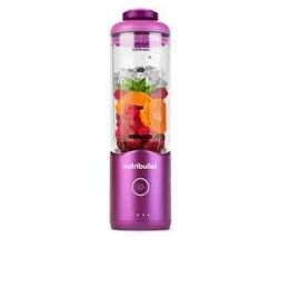 NUTRIBULLET Smoothie-Maker "NB Flex Portable NBP013VT", violett, B:8,2cm H:39cm T:8,2cm, Zerkleinerer