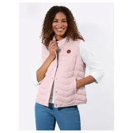 Steppweste Casual Looks, Damen, Gr. 42, hellros&eacute;, 100% Polyester, Wattierung:100% Polyester, unifarben, Westen Steppweste