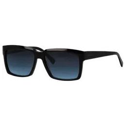 Marc O'Polo Retrosonnenbrille MARC O'POLO, Damen, schwarz, leicht gl&auml;nzend, Sonnenbrillen, Bold Form, dunkle Verlaufst&ouml;nung