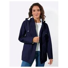 Langjacke Casual Looks, Damen, Gr. 36, marine, 100% Polyester, unifarben, Jacken Langjacke