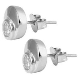 Adelia&acute;s Paar Ohrh&auml;nger ADELIA ́S "Damen Ohrringe &ndash; Ohrstecker aus 925 Silber mit Zirkonia", Damen, Gr. Damen, Silber 925 (Sterlingsilber), silber, Ohrringe, Zum Verschenken &ndash; passend f&uuml;r viele Anl&auml;sse