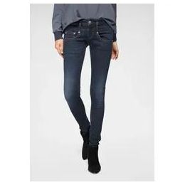 Slim-fit-Jeans Herrlicher "Pitch Slim Denim", Damen, Gr. 34, L&auml;nge 30, dull, Denim/Jeans, Obermaterial: 78% Baumwolle, 19% Polyester, 3% Elasthan, slim fit lang, Jeans Slim-fit-Jeans, aus Stretch-Denim