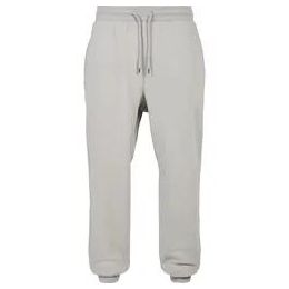 Stoffhose Urban Classics "Urban Classics Herren Basic Sweatpants", Herren, Gr. 3XL, US-Gr&ouml;&szlig;en, lightasphalt, 80% Baumwolle, 20% Polyester, unifarben, normal, Hosen Stoffhose