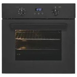 Exquisit Einbaubackofen "EBE367-H-120 mattschwarz", Energieeffizienz: A (A+++-D), schwarz, B:59,5cm H:59,5cm T:57,5cm, Back&ouml;fen, Einbaubackofen