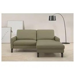 Ecksofa Home Affaire "Lecce, L-Form, Federkernpolsterung, Breite 194 cm", oliv, B:194cm H:86cm T:164cm, 100% Leder, Sofas, Ecksofa, inkl. saugroboterfreundliche H&ouml;he & schmale Armlehnen