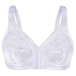 Sassa Mode Entlastungs-BH SASSA "Vorderverschluss BH FUNCTIONAL BRAS", Damen, Gr. 105, Cup B, wei&szlig;, Spitze, Obermaterial: 67% Polyester PES. 29% Polyamid PA. 4% Elasthan EL., BHs Entlastungs-BH