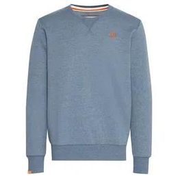 !Solid Longpullover SOLID "Sweatshirt SDBenn", Herren, Gr. XL, blau (grau blau), Obermaterial: 50% Baumwolle CO. 50% Polyester PES., Sweatshirts Longpullover
