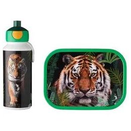 Lunchbox Mepal "Lunchset Campus 400 ml + 700 ml 2er Set", bunt (wild tiger), Lebensmittelaufbewahrungsbeh&auml;lter, Lunchbox