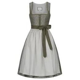N&uuml;bler Dirndl N&Uuml;BLER "Dirndl midi Gabriela", Damen, Gr. 38, EURO, gr&uuml;n (oliv), Obermaterial: 100% Polyester PES., Kleider