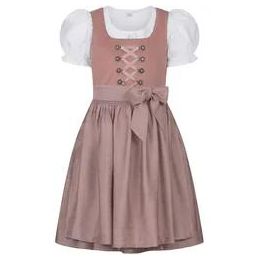 N&uuml;bler Dirndl N&Uuml;BLER "Kinderdirndl Kim", M&auml;dchen, Gr. 92, EURO, orange, Obermaterial: 100% Polyester PES., Kleider