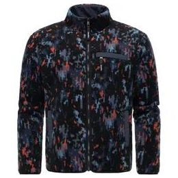 Fleecejacke Ragwear "Tawon Print", Herren, Gr. XL (54), terra, Fleece, Material: 100% Polyester, gerade h&uuml;ftbedeckend, hoch geschlossener Ausschnitt, abgesteppte Kante, Jacken Fleecejacke, kuschelg warme Herren Pl&uuml;schjacke