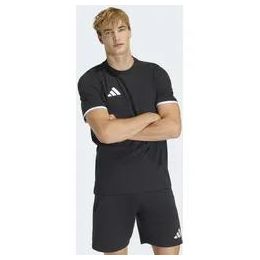 Trainingsshirt Adidas PERFORMANCE "ENT26 TEE", Herren, Gr. M, schwarz, wei&szlig;, Obermaterial: 100% Baumwolle, Rundhals, Shirts, f&uuml;r Fu&szlig;ball und Freizeit, sportlicher Stil, Single Jersey Material