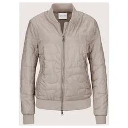 Madeleine Mode Kurzjacke MADELEINE "Blousonjacke Leicht wattierter Stepp-Blouson", Damen, Gr. 40, beige (cappuccino), Obermaterial: 100% Polyamid PA., Modern, normal, Jacken Kurzjacke