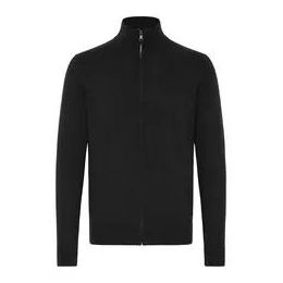 !Solid Strickjacke SOLID "Strickjacke SDAkalas", Herren, Gr. 3XL, schwarz (true schwarz), Obermaterial: 70% Baumwolle CO recyc.. 30% Polyester Pol. recyc.., Strickjacken Strickjacke