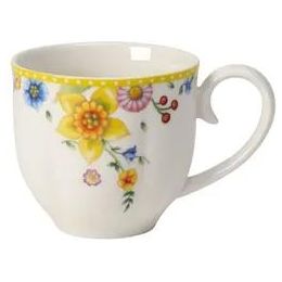 Villeroy & Boch Tasse VILLEROY & BOCH "Kaffeetasse Spring Awakening 230 ml bunt", bunt, Porzellan, Trinkgef&auml;&szlig;e, Tasse