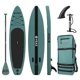 Inflatable SUP-Board YEAZ "SUP Board und Kit COSTIERA - EXOTRACE - SET", gr&uuml;n, Wassersportboards