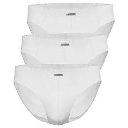 Slip Ammann "3er Pack Slip Day Modern / Close to you", Herren, Gr. 8, wei&szlig;, Obermaterial: 93% Baumwolle CO. 7% Elasthan EL., Unterhosen Slip