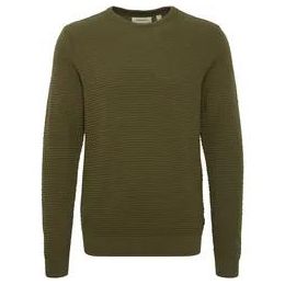 Strickfleece-Pullover Blend "Strickpullover BHREDHILL CREW NECK KNIT NOOS", Herren, Gr. XXL, gr&uuml;n (forest night), Obermaterial: 100% Baumwolle CO., Pullover