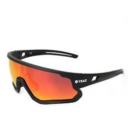 Sportbrille YEAZ "Sport-Sonnenbrille Black/Red SUNRISE", Damen, rot, Sonnenbrillen