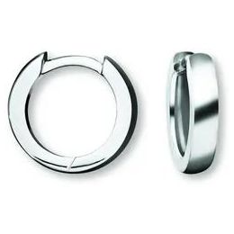 Paar Creolen ONE ELEMENT "Ohrringe Creolen aus 925 Silber &Oslash; 12,6 x 2,6 mm", silber, Ohrringe, Damen, Damen, Silber 925 (Sterlingsilber), Zeitlos elegant &ndash; mit Liebe zum Detail gefertigt