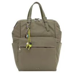 Rucksack SURI FREY "Rucksack SFY Sissy", Damen, Gr. B/H/T: 38cm x 39cm x 15cm, gr&uuml;n (khaki 910), Polyester, Rucks&auml;cke Rucksack