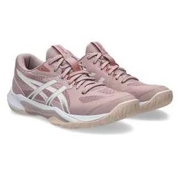 Hallenschuh asics "GEL-TACTIC 13", Damen, Gr. 40,5, morganite, wei&szlig;, Synthetik, Schuhe Hallenschuh