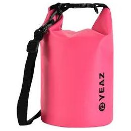Packsack YEAZ "Wasserfester Packsack 1,5L ISAR", Gr. 1,5, pink, Obermaterial: 100% PVC PVC., Taschen