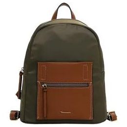 Rucksack Tamaris "Rucksack TAS Fabrizia", Damen, Gr. B/H/T: 29cm x 34cm x 13cm, gr&uuml;n (oliv 960), Polyester, Rucks&auml;cke Rucksack