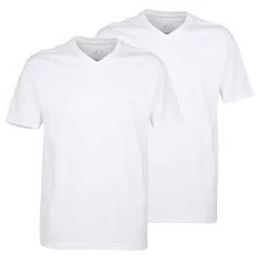 T-Shirt Ceceba "T-Shirt 2er Pack", Herren, Gr. 8XL, wei&szlig;, Obermaterial: 95% Baumwolle CO. 5% Elasthan EL., Shirts T-Shirt