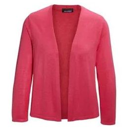 Strickjacke GOLDNER "Wunderbar leichter Strick-Bolero", Herren, Gr. 40, rosa (pink), Obermaterial: 100% Viskose CV., figurumspielend, eng Tubular, Strickjacken Strickjacke, perfekt &uuml;ber Kleider