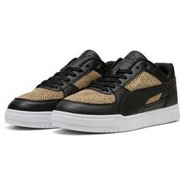 Sneaker Puma "CAVEN III TOPCAT", Herren, Gr. 38,5, Puma schwarz, Puma wei&szlig;, toasted almond, Synthetik, mehrfarbig, Schuhe Sneaker, f&uuml;r vielseitige Aktivit&auml;ten, mit Textil-Innenmaterial, mit Schn&uuml;rung