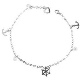 Adelia&acute;s Armband ADELIA ́S "Damen Armband aus Edelstahl mit Strass Steinchen 25 cm", silber, Armb&auml;nder, Damen, 2,5cm, Edelstahl, Armband, Zum Verschenken an Menschen, die Ihnen am Herzen liegen