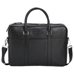 Businesstasche Babista "Tasche DALMAR", Herren, Gr. 1, schwarz, Obermaterial: 100% Lammleder LEL., Taschen