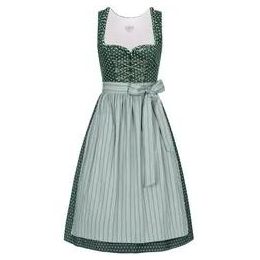 N&uuml;bler Dirndl N&Uuml;BLER "Dirndl midi Thea", Damen, Gr. 52, EURO, gr&uuml;n, Obermaterial: 100% Baumwolle CO., Kleider