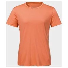 Sch&ouml;ffel Funktionsshirt SCH&Ouml;FFEL "CIRC T Shirt Tauron L", Damen, Gr. 40, 5115, orange, Oberstoff: 100% Polyester, Rundhals, Shirts Funktionsshirt