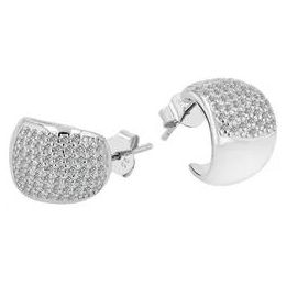 Adelia&acute;s Paar Ohrh&auml;nger ADELIA ́S "Damen Ohrringe &ndash; Ohrstecker aus 925 Silber mit Zirkonia", Damen, Gr. Damen, Silber 925 (Sterlingsilber), silber, Ohrringe, Perfekt als Geschenk f&uuml;r besondere Menschen