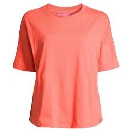 T-Shirt SALZHAUT "Shirt LEEV", Damen, Gr. XXL, rot (coral), Obermaterial: 100% Baumwolle CO., Shirts T-Shirt