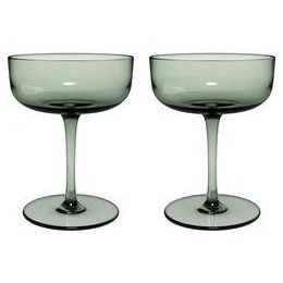 Villeroy & Boch Sektglas "Sektschalen / Dessertschalen Like Glass 100 ml 2er Set", gr&uuml;n (sage), 2 tlg., Glas, LIKE. BY VILLEROY & BOCH, Trinkgef&auml;&szlig;e