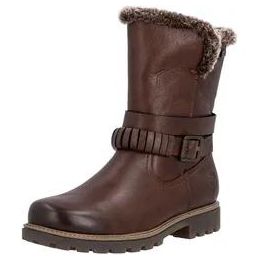 Stiefel Remonte "Remonte Stiefel Leder/Textil", Damen, Gr. 40, chestnut, Leder, Textil, Schuhe Stiefel