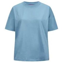 T-Shirt SALZHAUT "Shirt LEEV", Damen, Gr. 3XL, blau (ice blau), Obermaterial: 100% Baumwolle CO., Shirts T-Shirt