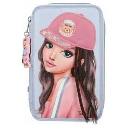 Buntstift Depesche "3-Fach Federtasche TEAM TEDDY TOPModel 20 x 13 x 7,5 cm bunt", Kinder, bunt, Kunststoff, Stifte