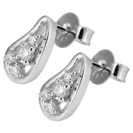 Adelia&acute;s Paar Ohrh&auml;nger ADELIA ́S "Damen Ohrringe &ndash; Ohrstecker aus 925 Silber mit Zirkonia", Damen, Gr. Damen, Silber 925 (Sterlingsilber), silber, Ohrringe, Ein stilvolles Geschenk f&uuml;r besondere Momente