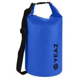 Packsack YEAZ "Wasserfester Packsack 20L ISAR", Gr. 20, blau (dunkelblau), Obermaterial: 100% PVC PVC., Taschen