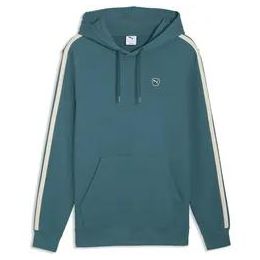 Kapuzensweatshirt Puma "ESS ELEVATED HOODIE TR", Herren, Gr. S, emerald ice, Sweatware, Obermaterial: 100% Baumwolle, unifarben, regular fit normal, angesetztes B&uuml;ndchen, Sweatshirts, mit Kapuze, mit K&auml;ngurutasche, Regular Fit